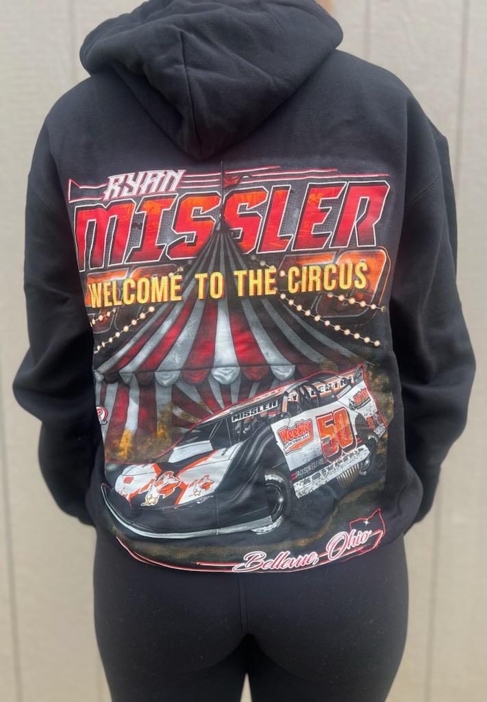 ***2025 Hoodie-Welcome to the CIRCUS – Ryan Missler Racing